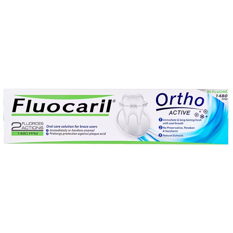 Fluocaril - Orthodontics Toothpaste - Ortho Active 100g ...