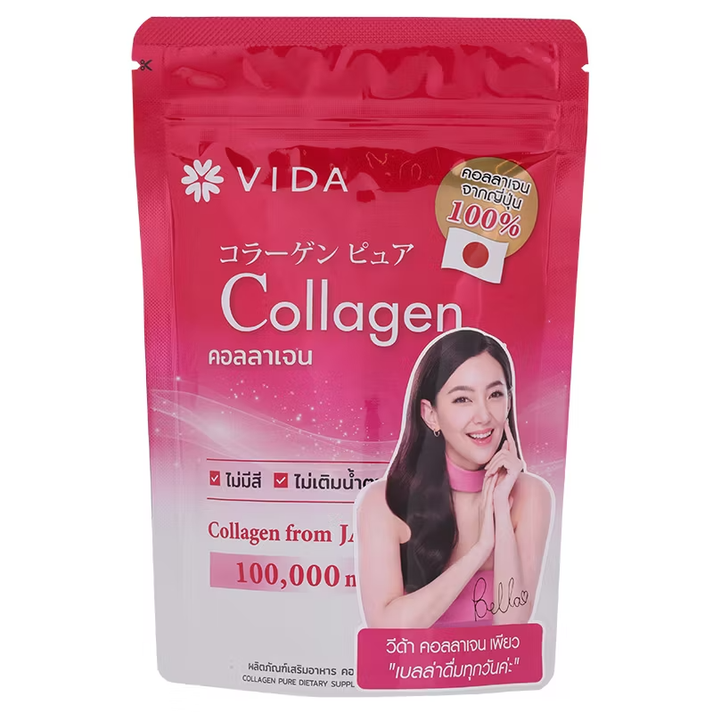 Vida - Collagen Pure Powder (100,000 mg.) 100 g. - Made in Thailand ...