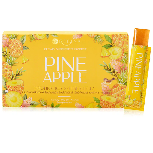 Rebina - Pineapple Probiotics X Fiber Jelly 25g. (7 Sachets ...