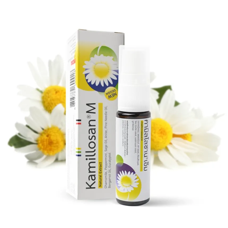 Kamillosan M Spray 15ml (Pack of 3) - Made in Thailand ...