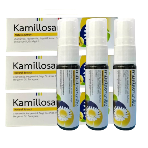 Kamillosan M Spray 15ml (Pack of 3) - Made in Thailand ...